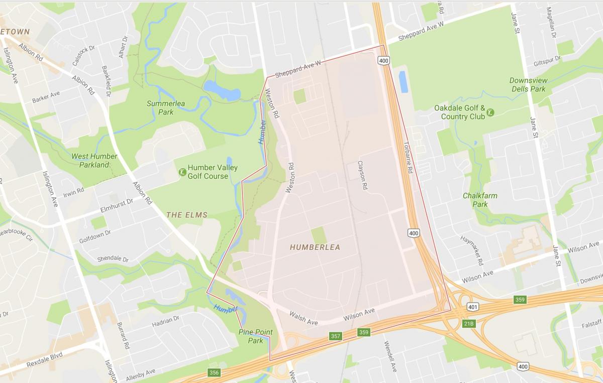 Pelmo Park – Humberlea neighbourhood Toronto map - Map of Pelmo Park ...
